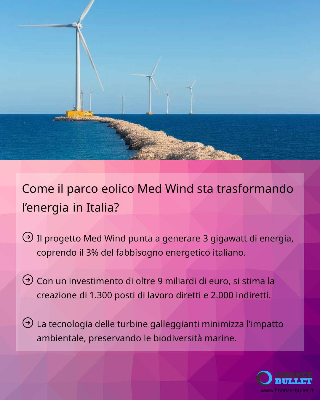 Come il parco eolico Med Wind sta trasformando l'energia in Italia ...